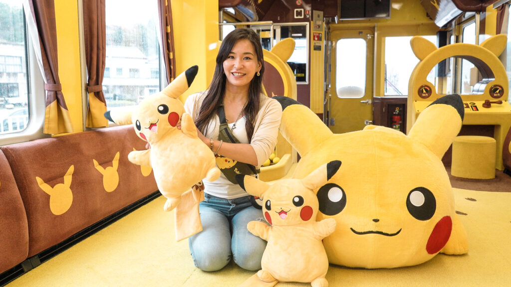 Pikachu Train in Japan | The Train That Brings You HAPPINESS! – Momoko Abe