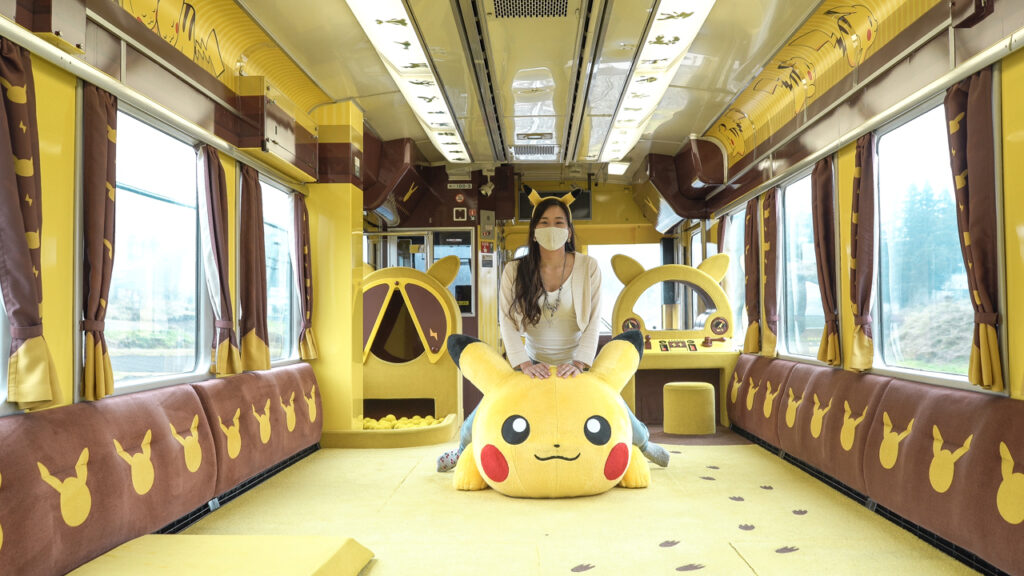 Pikachu Train in Japan | The Train That Brings You HAPPINESS! – Momoko Abe